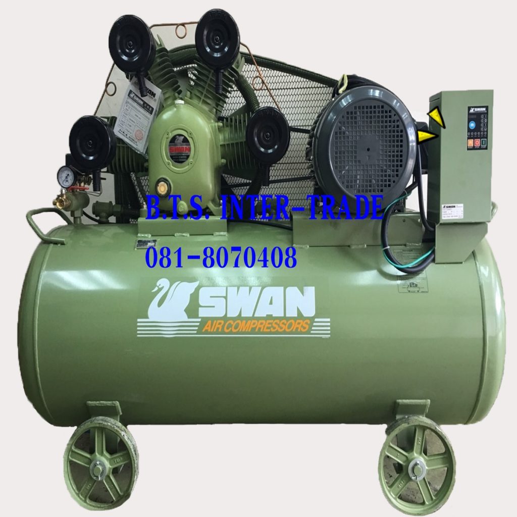 ปั๊มลม swan 15 แรง ถัง400ลิตร รุ่น SWP-415-400L/380V - จัดจำหน่ายและ ...